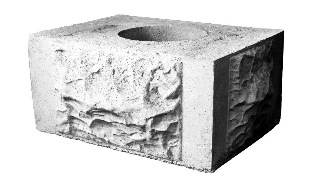 Column Caps & Bases – Classic Rock Face Block