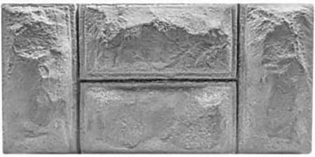 16" Designs – Classic Rock Face Block