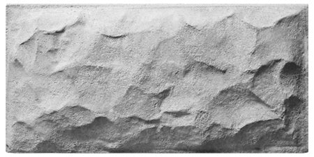 16" Designs – Classic Rock Face Block