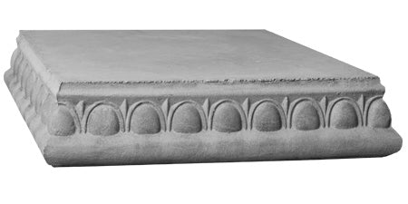 #5003 Column Base/Cap Egg & Dart – Classic Rock Face Block