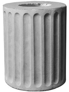 #5301 Fluted Column with End – Classic Rock Face Block