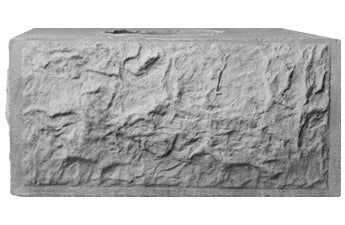 #5504 Column Cored – Classic Rock Face Block