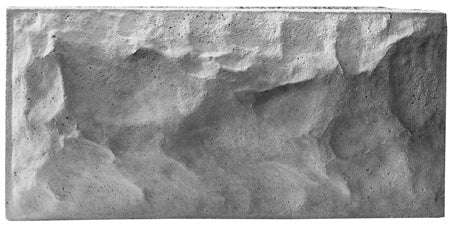 16" Designs – Classic Rock Face Block